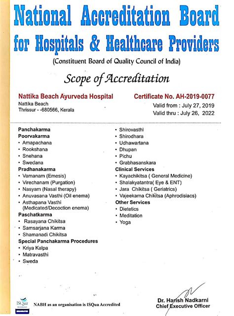 Nabh And Green Leaf Certification The Nattika Beach