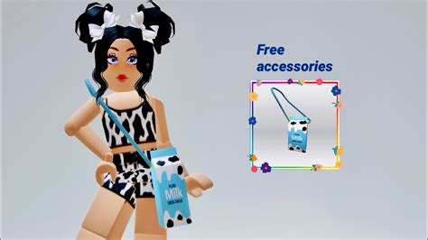 How To Get The Milk Carton Crossbody Bag 🤫😍 Roblox Youtube
