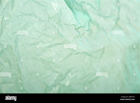 Green Plastic Background Wrinkled Single Use Bag Concepts