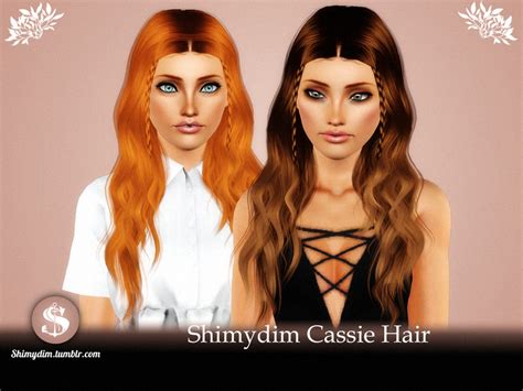 The Sims Resource Cassie Hairstyle All Ages