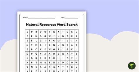 Renewable Resources Non Renewable Resources Teaching Resources