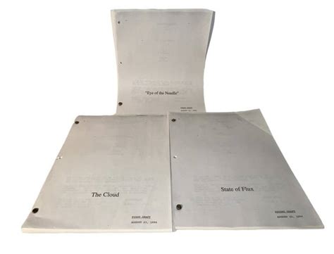 Lot Of 2 Star Trek Scripts Nov 25 2022 Los Angeles Estate Auction