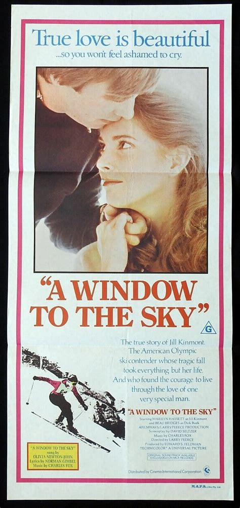 A Window To The Sky Original Daybill Movie Poster Marilyn Hassett Jill