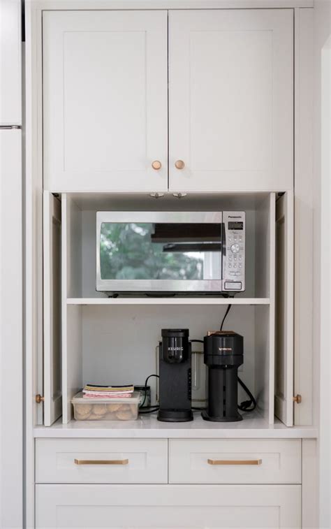 Appliance Garage Appliance Garage Integrated Appliances Microwave