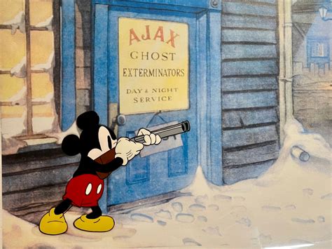 Mickey Mouse Animation Cel Etsy