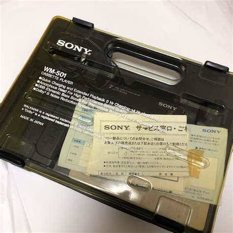 やや傷や汚れありジャンクSONY WM 501 walkman ソニー カセットプレーヤーウォークマン の落札情報詳細 ヤフオク