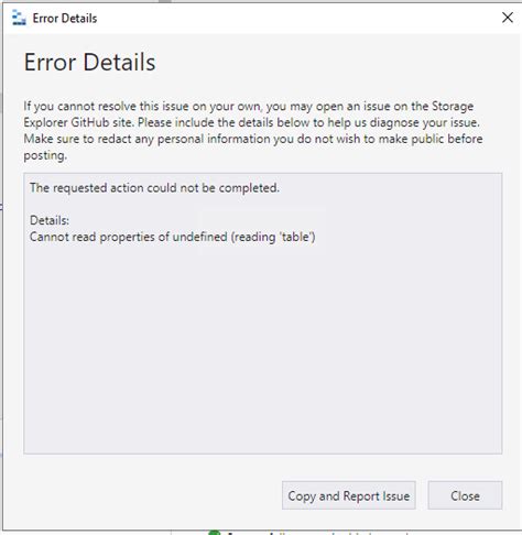 An Error Dialog Pops Up When Detaching One Broken Azure Ad Attached