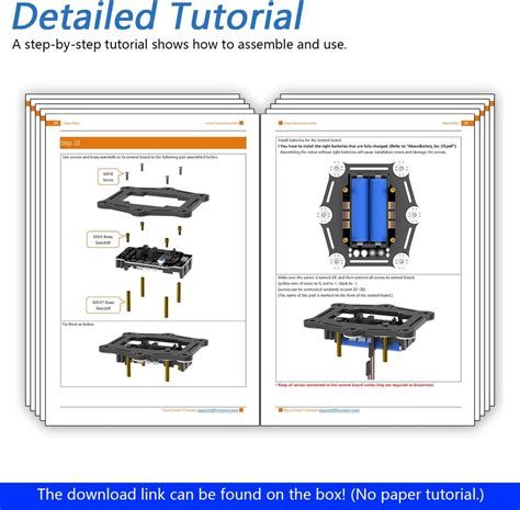 hexapod robot kit with remote control manual and sample code segmic
