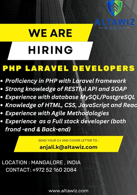 Anjali Prakash On Linkedin Hiring Php Phpdeveloper Laravel Itjobs Jobseekers India