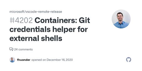 Containers Git Credentials Helper For External Shells Issue Microsoft Vscode Remote