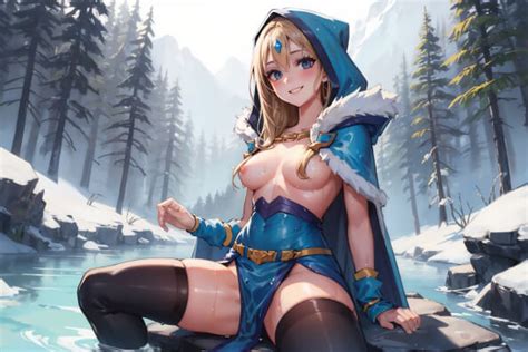 Crystal Maiden In Icy Lake Dota Game Wallpapers Gallery