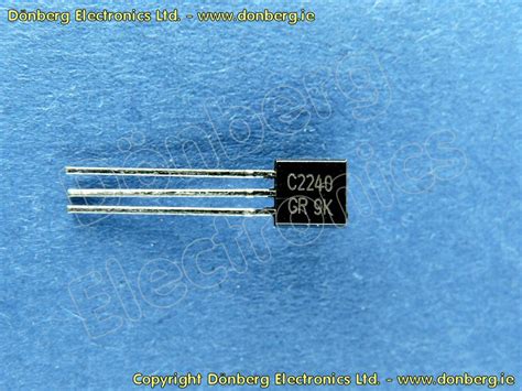 Semiconductor 2sc2240 2sc 2240 Transistor Silicon Npn 120v 0