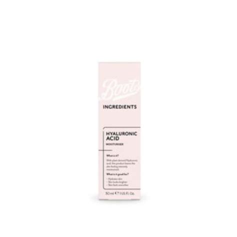Boots Ingredients Hyaluronic Acid Moisturiser 30ml The Mallbd