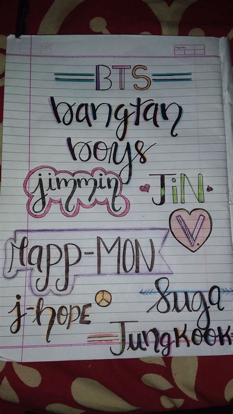 Bts Scrapbook Ideas