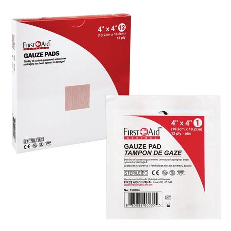 Gauze Pads Sterile 12 Ply 2 3 Or 4