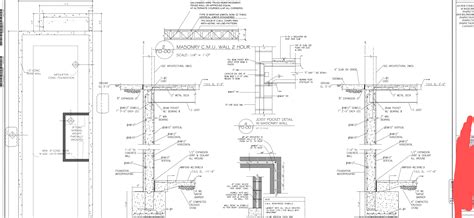 Cmu Block Detail Drawing