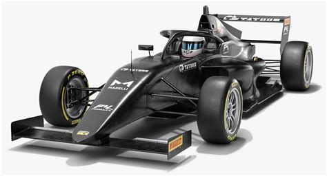 Formula 4 Tatuus F4 T 421 Gen2 2024 Carbon Race Car 3d Model