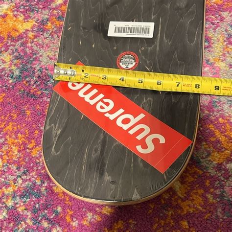 Supreme Accessories New Supreme Bling Box Logo Skateboard Deck Ss22