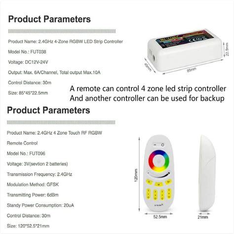 Mi Light RGBW LED Controller V FUT G Grandado