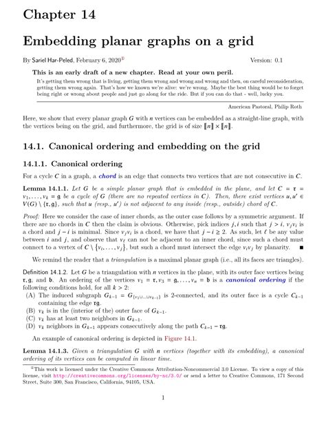 Chapter 14 Embedding Planar Graphs On A Grid Docslib