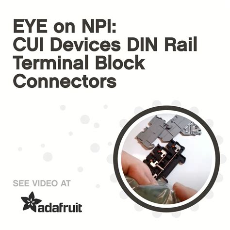 Learn About Cui Devices Din Rail Terminal Blocks Same Sky Posted On