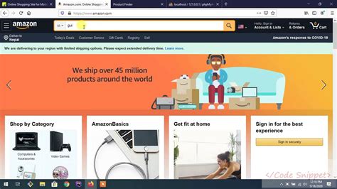 Laravel Ajax Autocomplete Search As Fipkart And Amazon Youtube