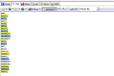 Regex Using A Regular Expression To Find XML Character References For Control Characters