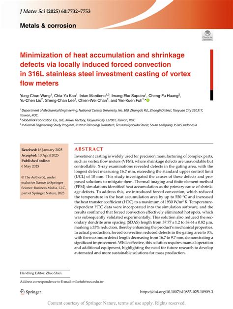Minimization Of Heat Accumulation And Shrinkage Defects Via Locally Induced Forced Convection In