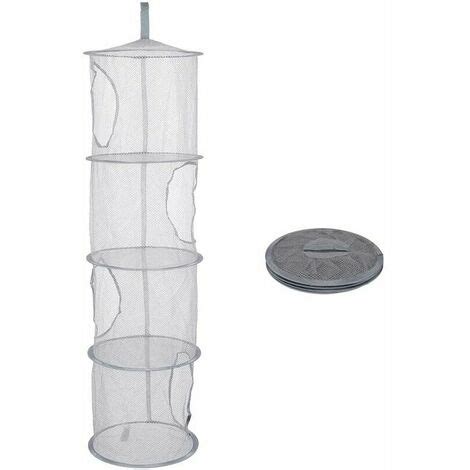 Filet De Rangement Suspendu Pliable Multifonctionnel Portable Avec 4