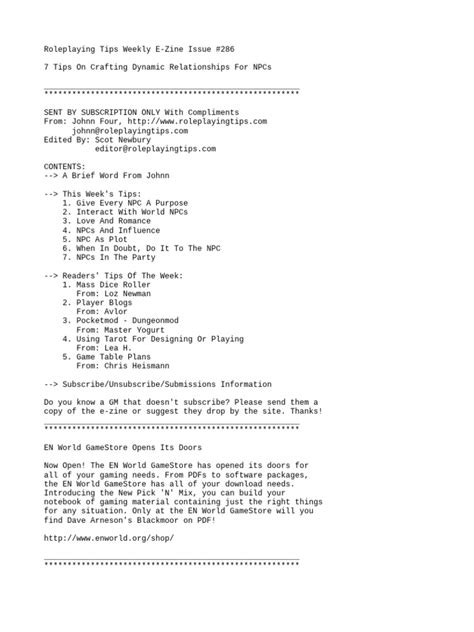 Issue 286 Pdf Playing Cards Role Playing Games