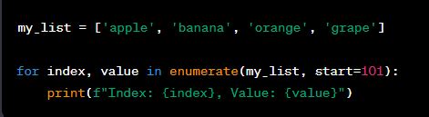 Coding Python Sederhana Dengan Fungsi Enumerate
