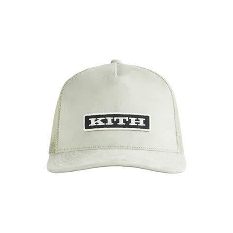 키스 마이크로스웨이드 놀란 트러커 캡 트랜퀼리티 Kith KREAM