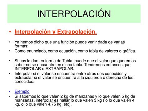 Ppt InterpolaciÓn Lineal DÍa 23 1º Bad Cs Powerpoint Presentation Id 2998896