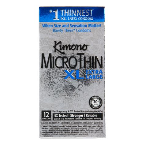 Kimono Microthin Xl Condoms Condom Depot