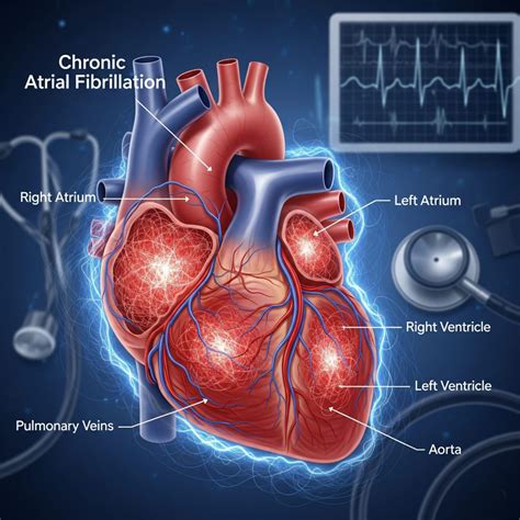 Chronic Atrial Fibrillation अनियमित दिल की धड़कन की गंभीर स्थिति