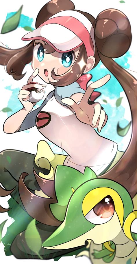 Rosa And Snivy Pokemon And More Drawn By Kurumiya Krmy P Danbooru