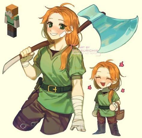 Minecraft Alex Fanart