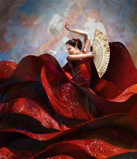 Flamenco Digital Paintings IllustrationsCoolvibe Digital Art