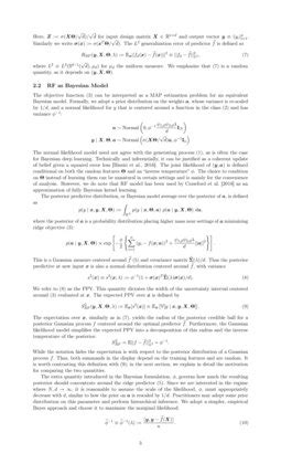 Asymptotics Of Bayesian Uncertainty Estimation In Random Features Regression DeepAI