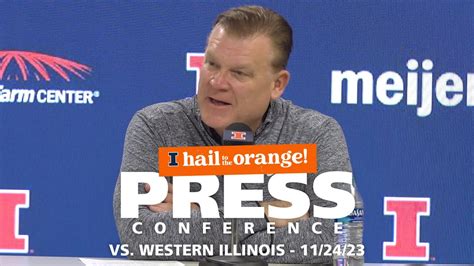 Illini Mbb Postgame Press Conference Vs Western Illinois 112423