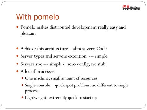 Ppt Pomelo — 基于 Nodejs 的游戏服务器框架 Powerpoint Presentation Id2609019