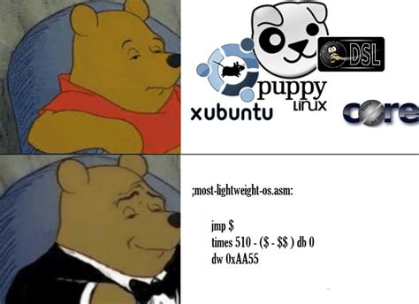 Half A Kilobyte Most Lightweight Operating System Rprogrammerhumor