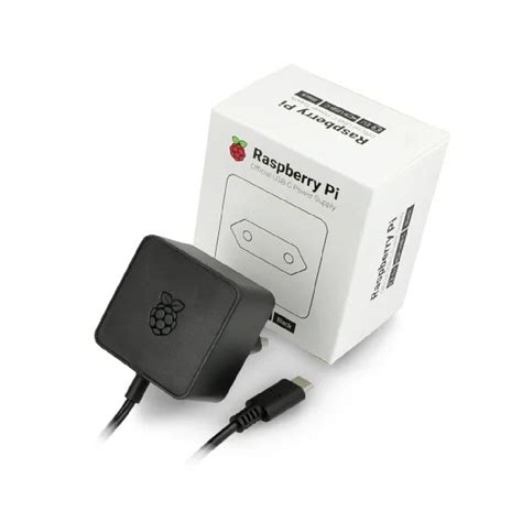 Raspberry Pi 4 Usb C 51v 3a Black Power Supply