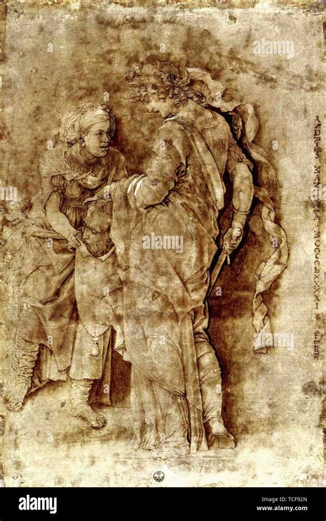Andrea Mantegna Judith With Head Holofernes 1495 Stock Photo Alamy