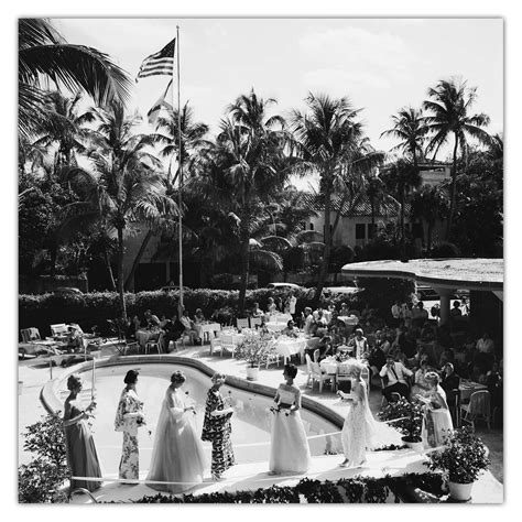 Palm Beach Fashion Show By Slim Aarons Unofficial Posters