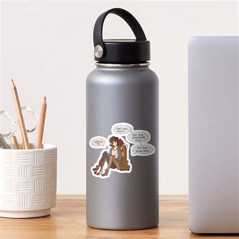 I Love You Too Sticker For Sale By Elentori Redbubble