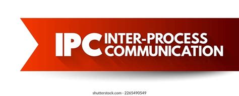 Ipc Interprocess Communication Refers Specifically Mechanisms Stock Vector Royalty Free