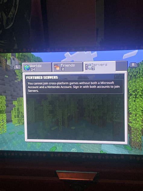 [bedrock] Why Cant I Play On A Sever On My Switch Im Logged In R Minecrafthelp