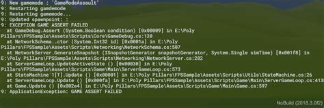 game assert failed r unity3d