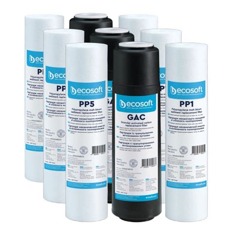 Купити Комплект картриджів Ecosoft Cpv3ecostd для зворотного осмосу 3 упаковки Cpv3ecostd3 в